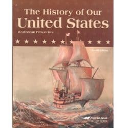 The History of Our United States Abeka Grade 4 Fourth Edition