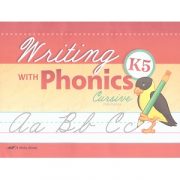 Writing with Phonics K4 Cursive Abeka Book pdf ebook download